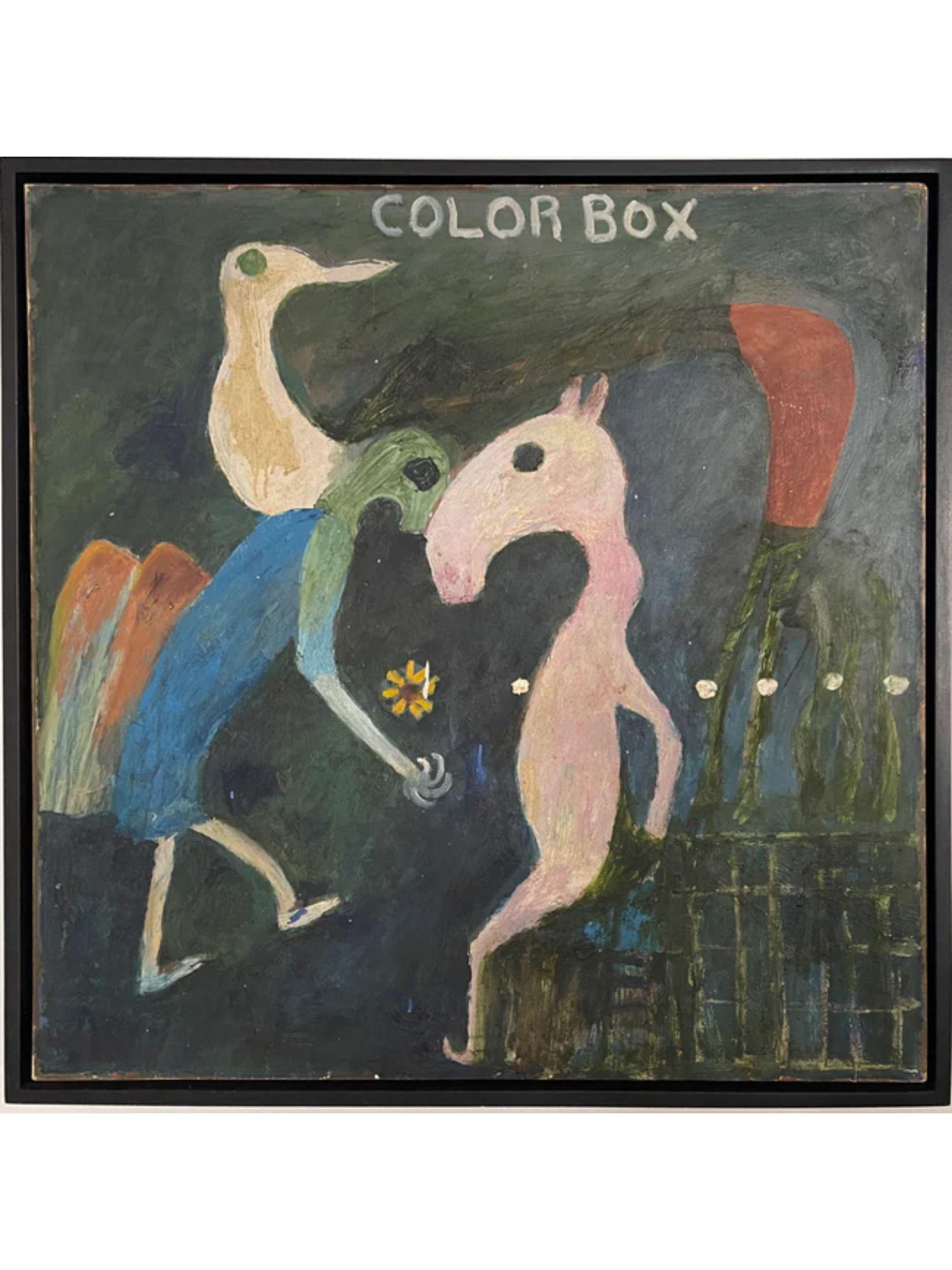"Color Box" Oil Painting on Panel by Jon Serl For Sale at 1stDibs