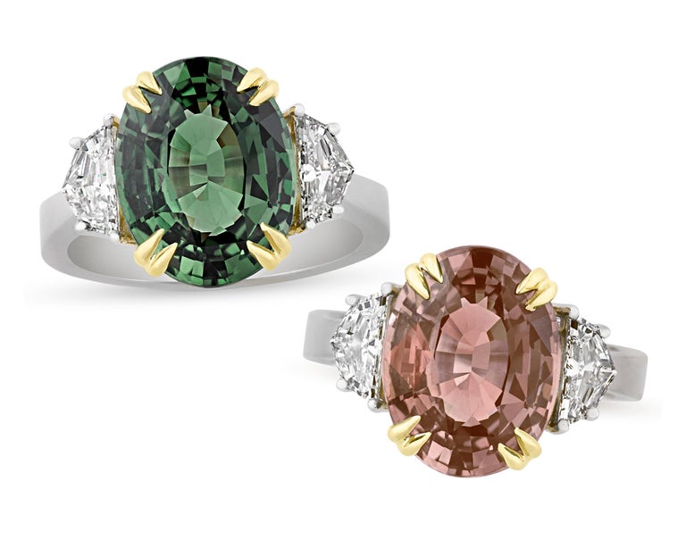Color-Change Alexandrite Ring, 6.21 Carats For Sale at 1stDibs