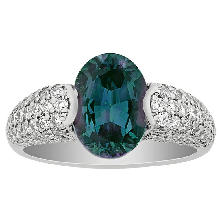 Color-Change Brazilian Alexandrite Ring, 2.73 Carats at 1stDibs