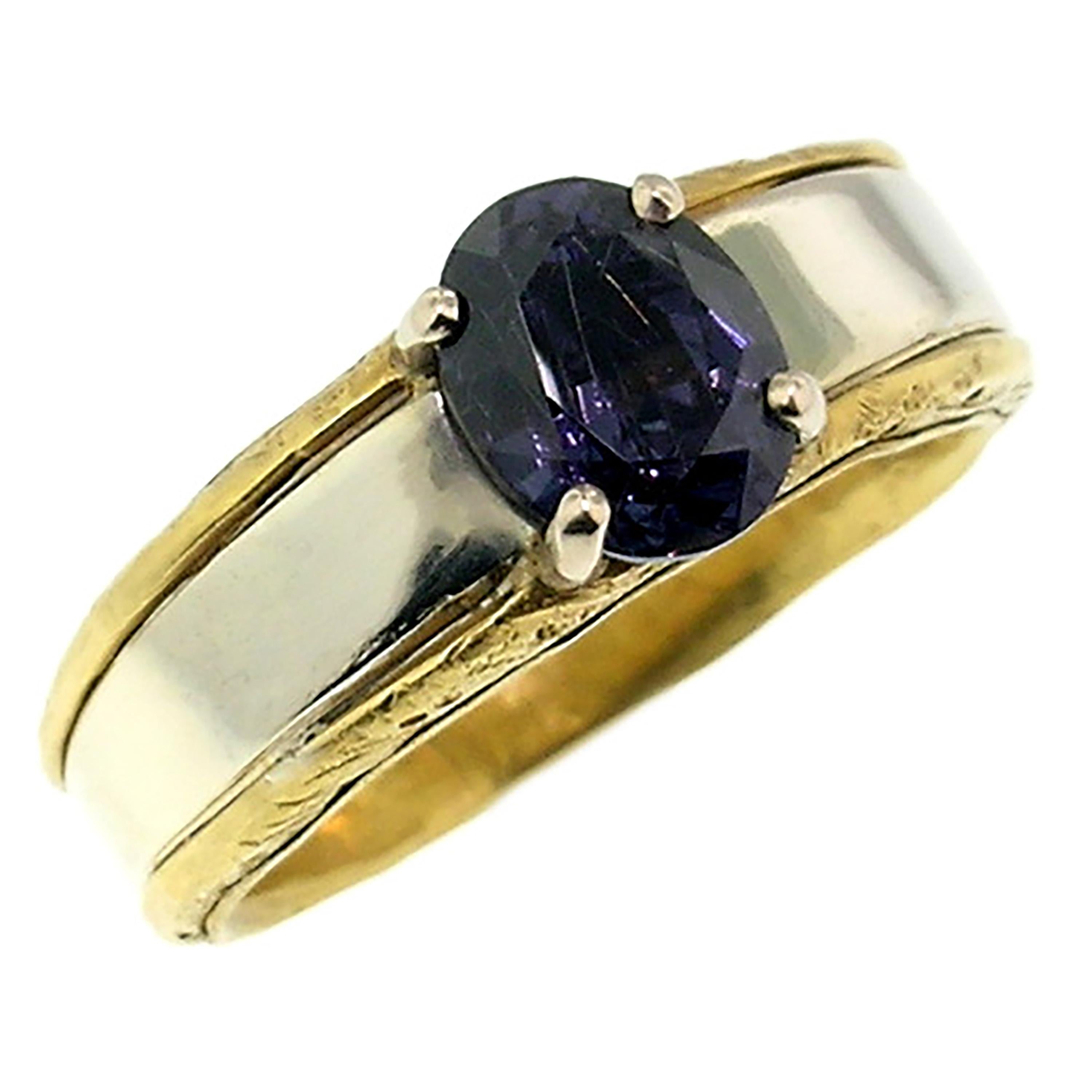 Color Change Garnet in 18 Karat and 22 Karat Gold Custom Ring at ...