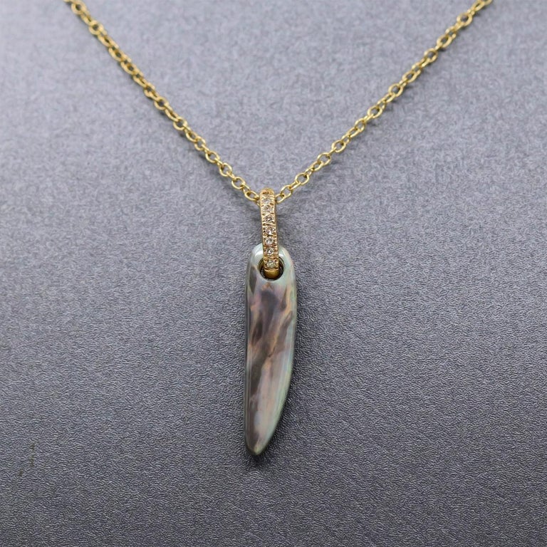 Color-Change Red + Green Australian Opal Diamond Bail Gold Pendant ...