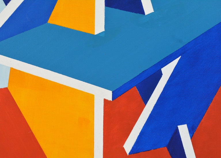 'Color Composition' Contemporary Abstract Painting by Anders Hegelund ...