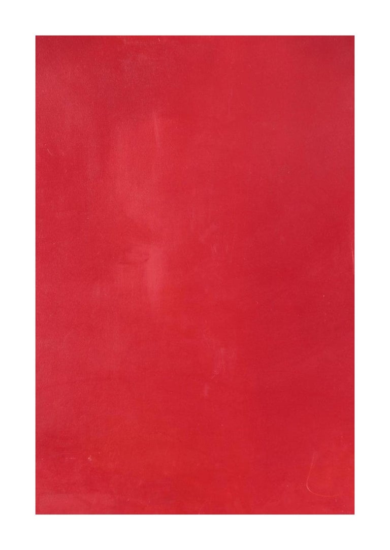 Color-Field Oil Painting "Rojo #6 by Elena Osterwalder For Sale at 1stDibs