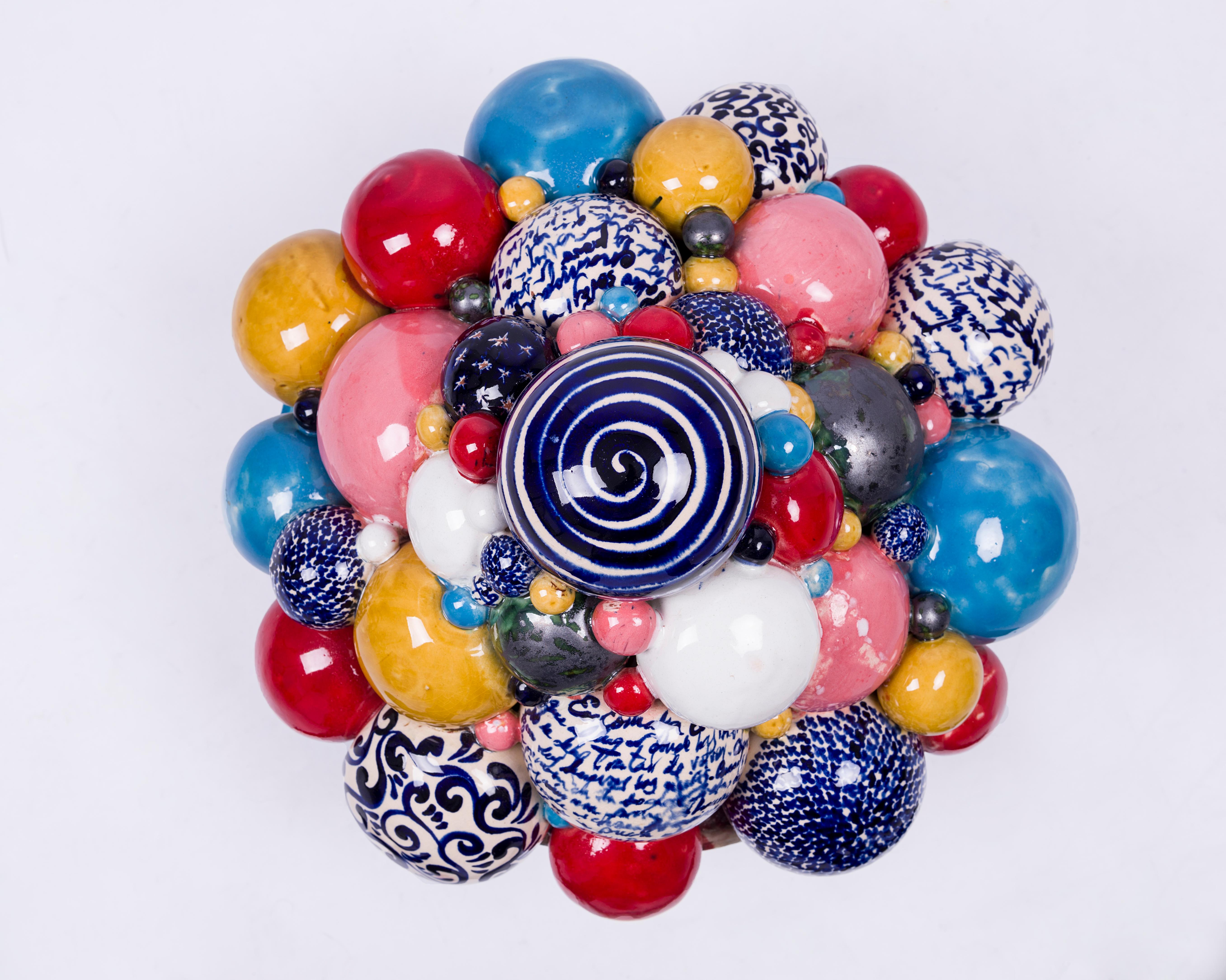 Colored Bubbles 'Pop Art Glazed Ceramic' For Sale at 1stDibs