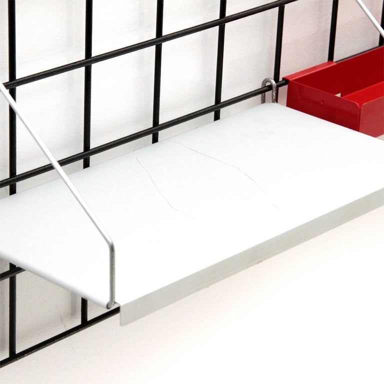 Colored Wall Unit by Piero Polato by Robots, 1970s at 1stdibs