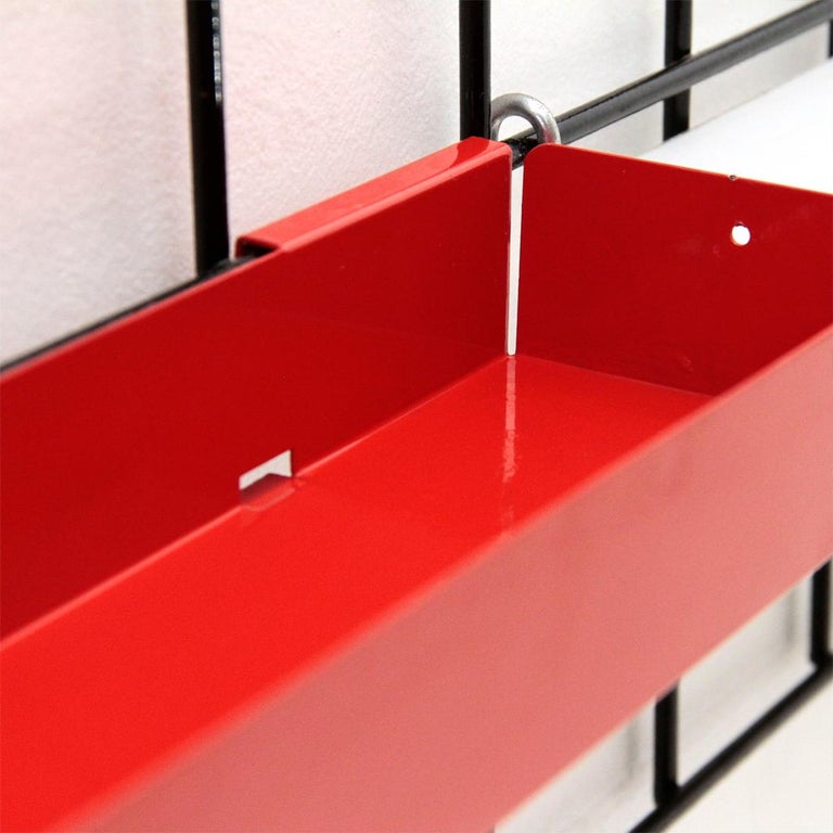 Colored Wall Unit by Piero Polato by Robots, 1970s at 1stdibs