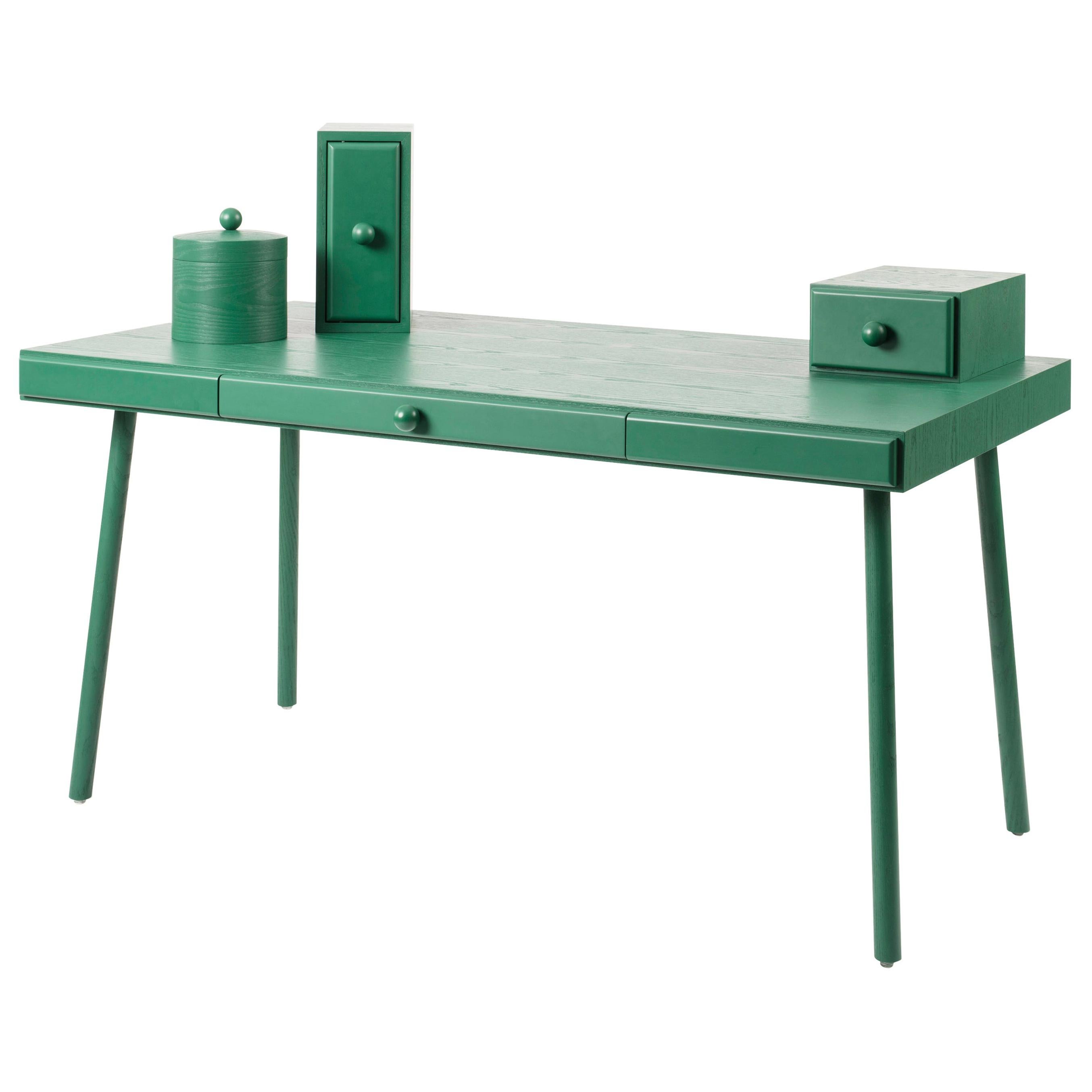 Colorful Ash Desk by Thomas Dariel at 1stDibs