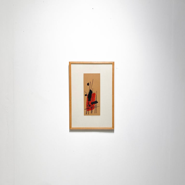 Colorful Collage André Van Der Vossen, Abstract 1950s For Sale at 1stDibs