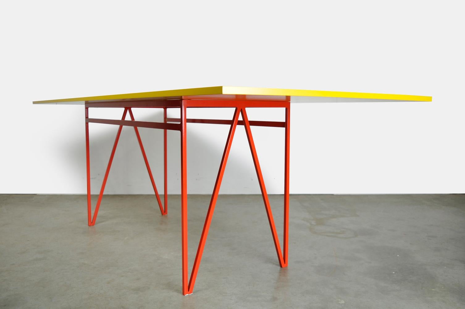 Colorful Dining Table Made by Local Craftsmen for &NEW, Great Britain ...