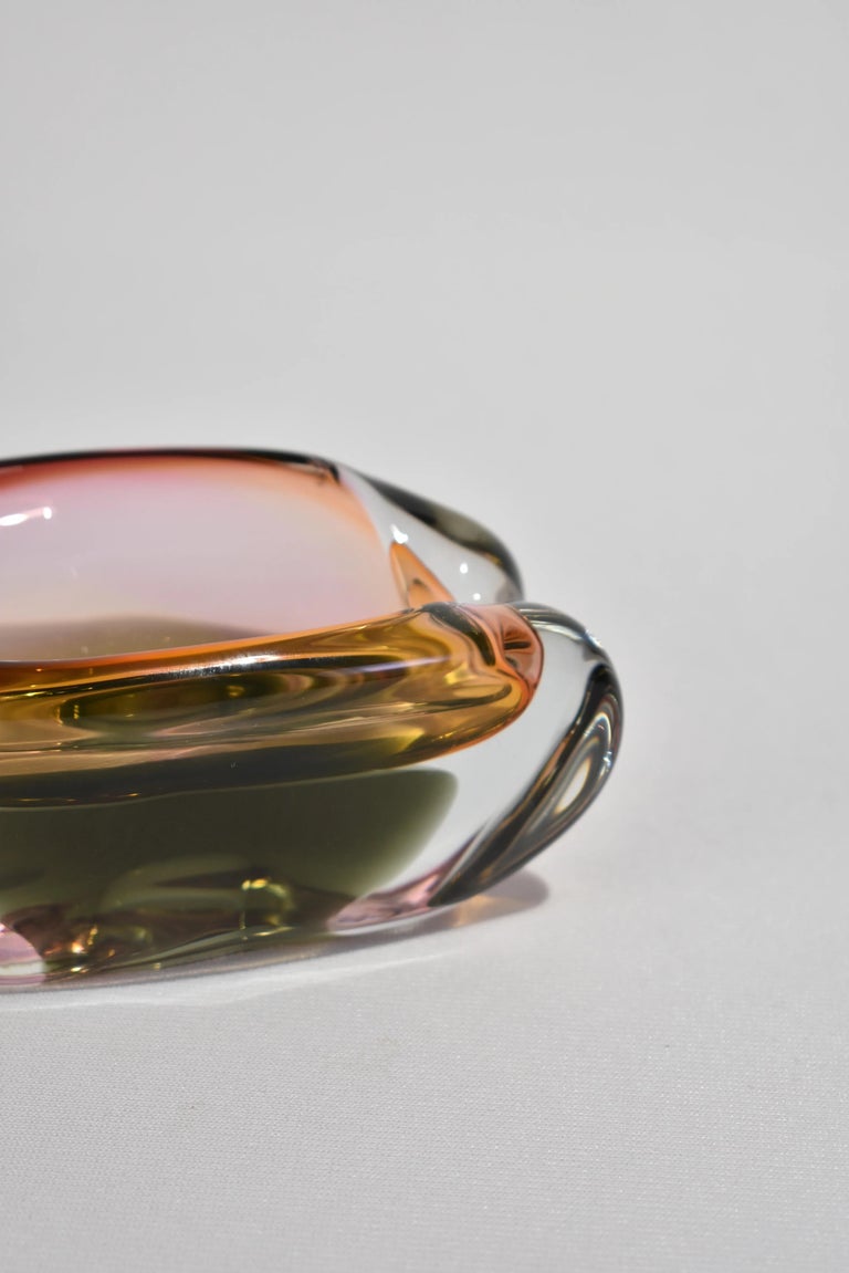Colorful Glass Bowl at 1stDibs