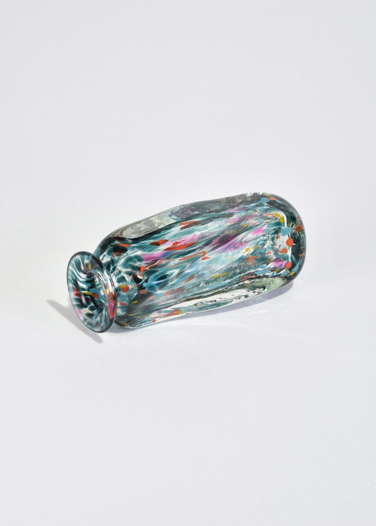 Colorful Glass Vase at 1stDibs
