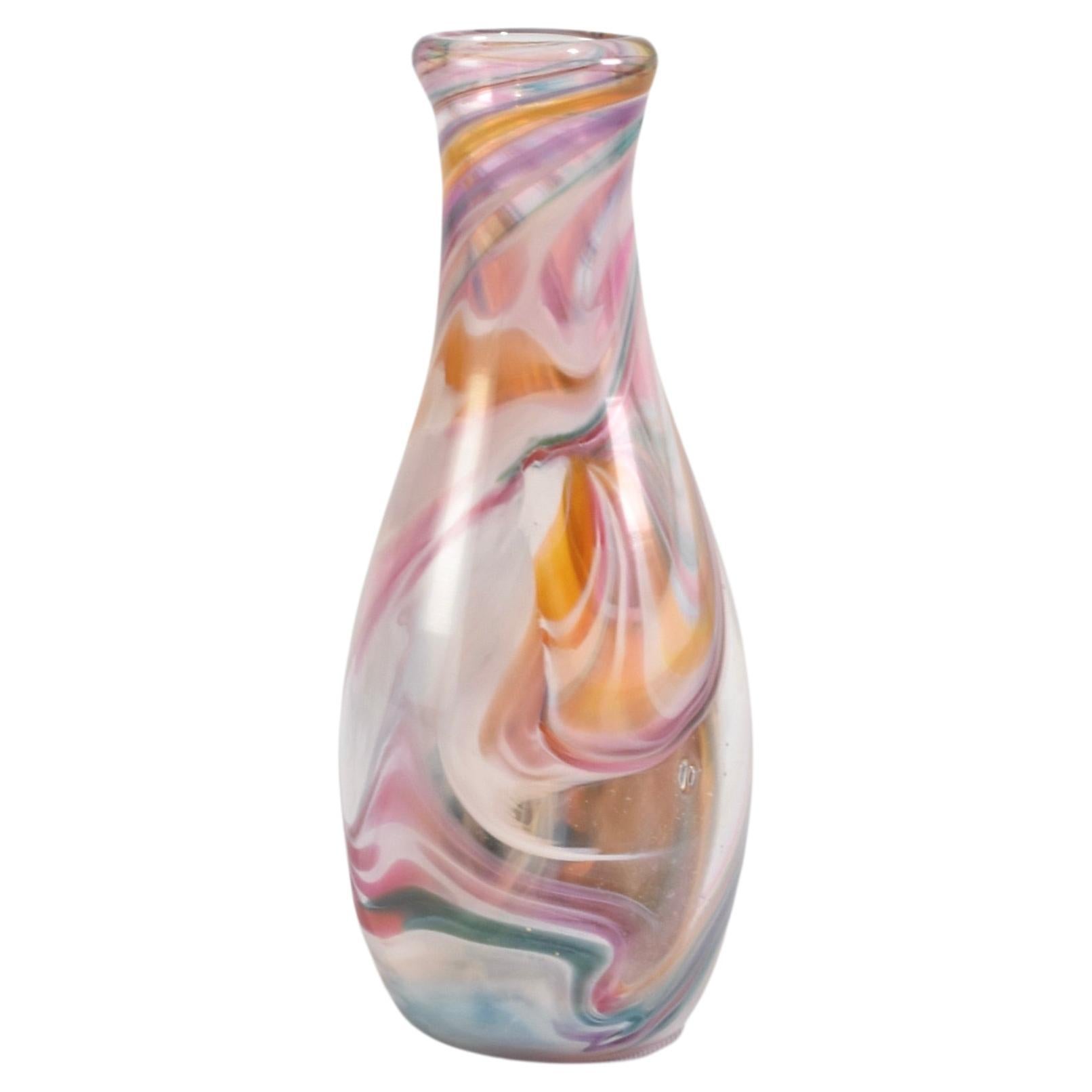 Extraordinary Glass Vase very Expressive and Colorful For Sale at 1stDibs