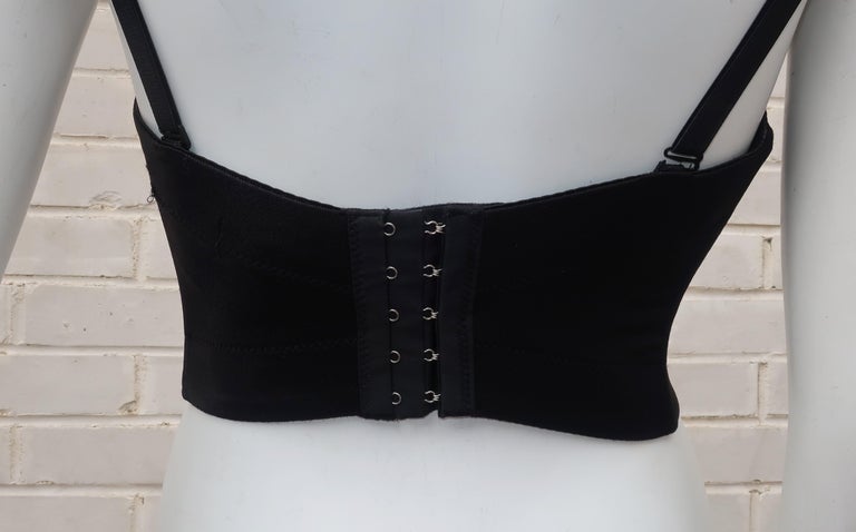 Colorful Jeweled Black Bustier Corset Top at 1stDibs | colorful corset ...