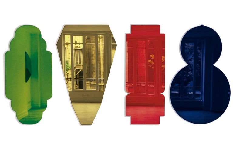 Colorful Mirror by Jose Levy For Sale at 1stDibs