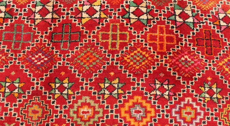 Colorful Moroccan Rug at 1stDibs