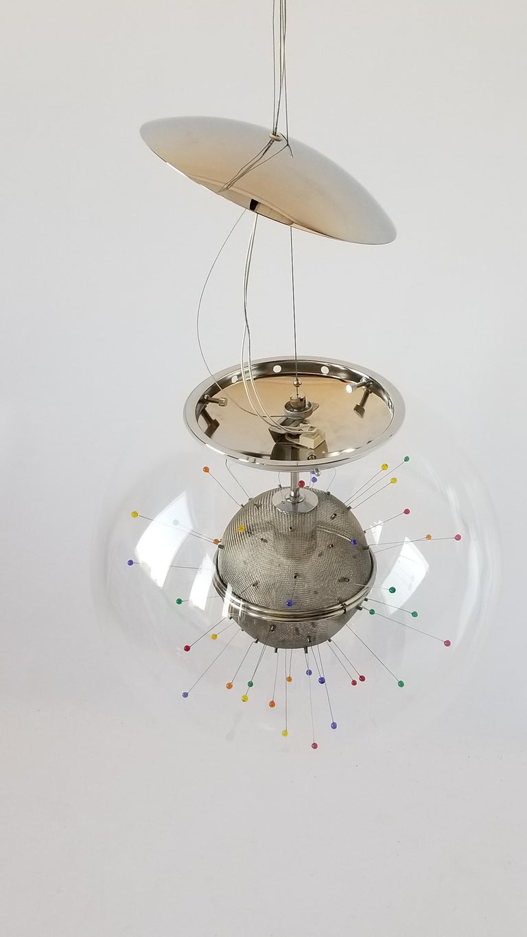 Colorful Pendant Sputnik in a Glass Shade by Fabbian, Italy at 1stDibs ...