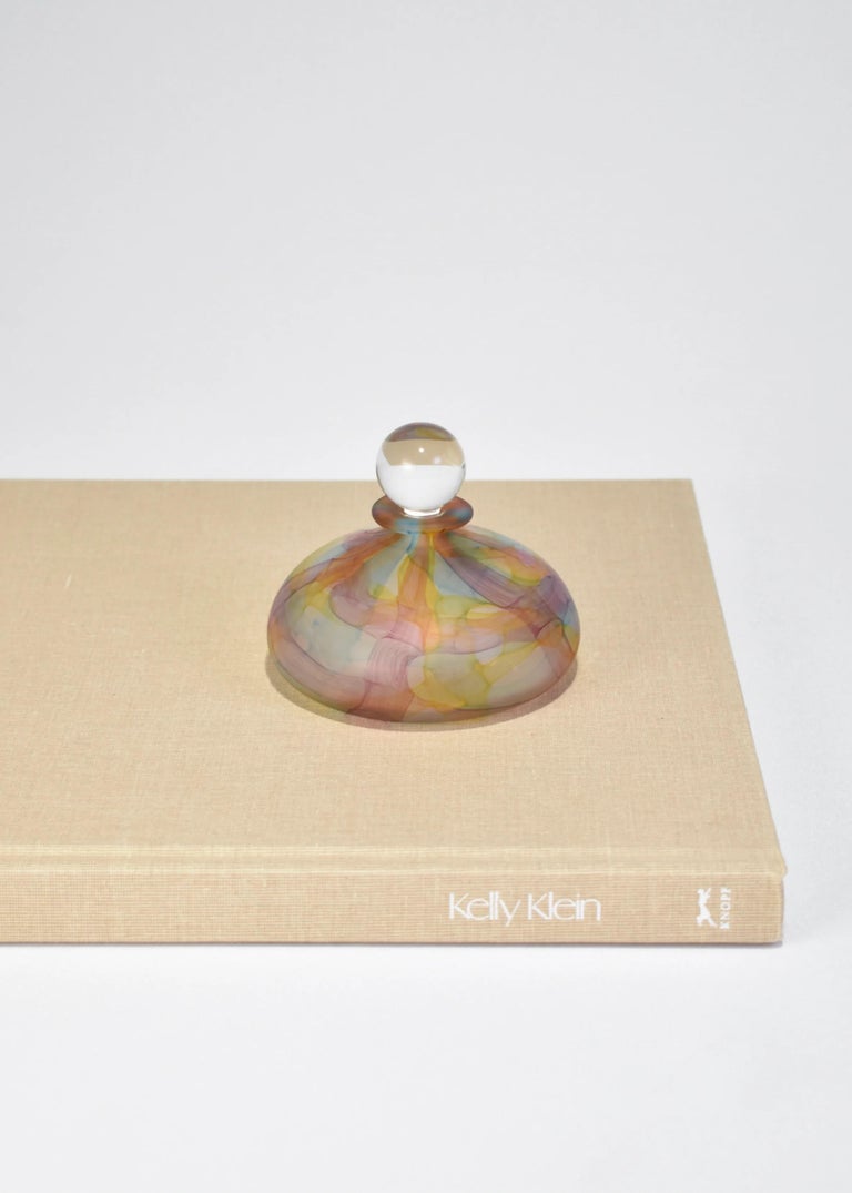 Colorful Satin Perfume Bottle at 1stDibs
