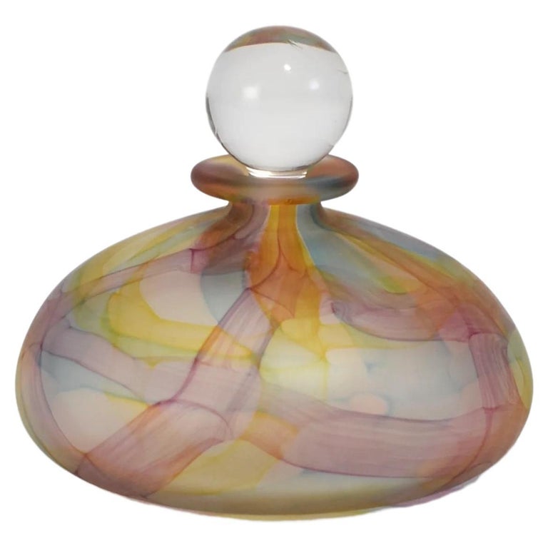 Colorful Satin Perfume Bottle at 1stDibs