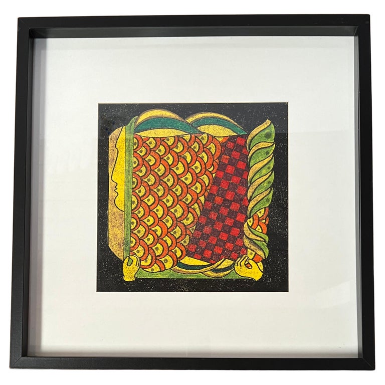 Colorful Semi-Abstract Mystery by Jerry Williamson For Sale at 1stDibs