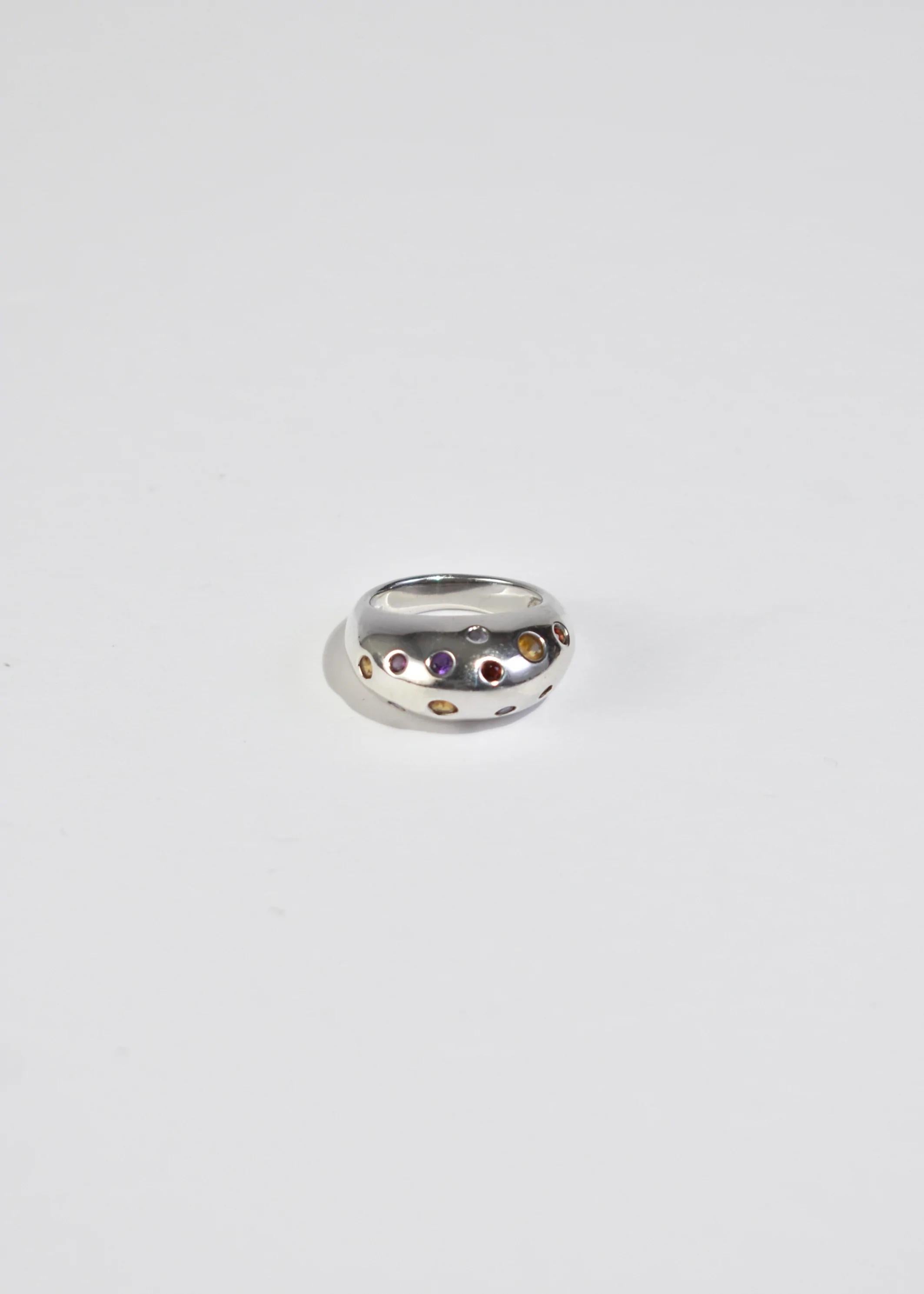 Colorful Stone Ring at 1stDibs