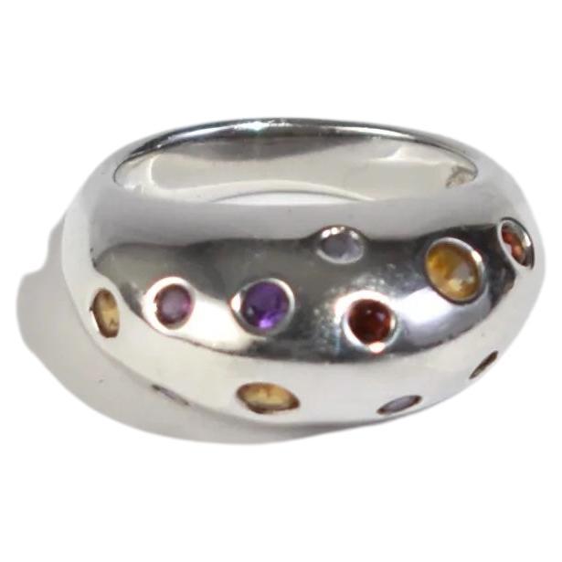 Colorful Stone Ring at 1stDibs