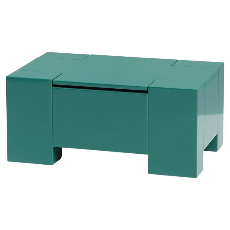 Colorful Storage Box Designed and Made in the 1970s For Sale at 1stDibs