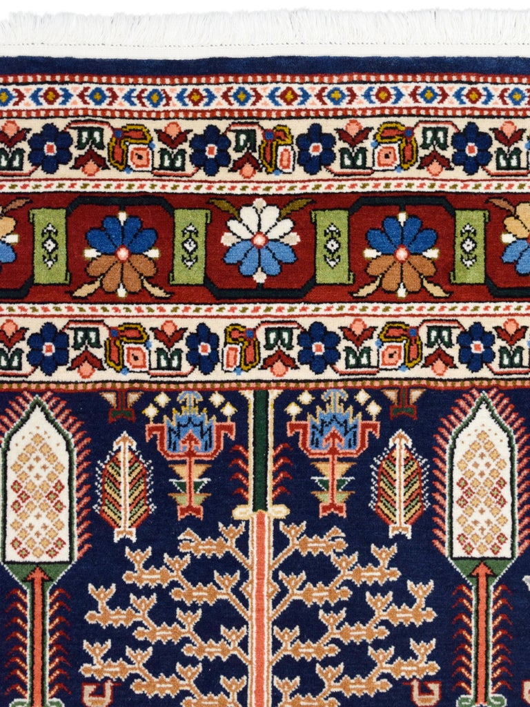 Colorful Tree of Life Persian Bakhtiari Carpet For Sale at 1stDibs