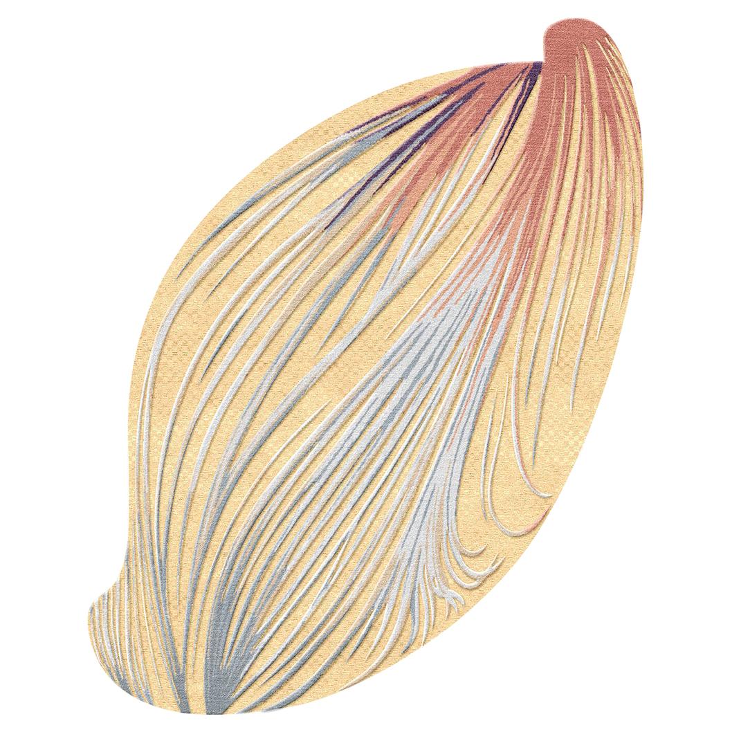 Colorful Unusual Irregular Shape Rug Maximalism Yellow, Laser Venus ...