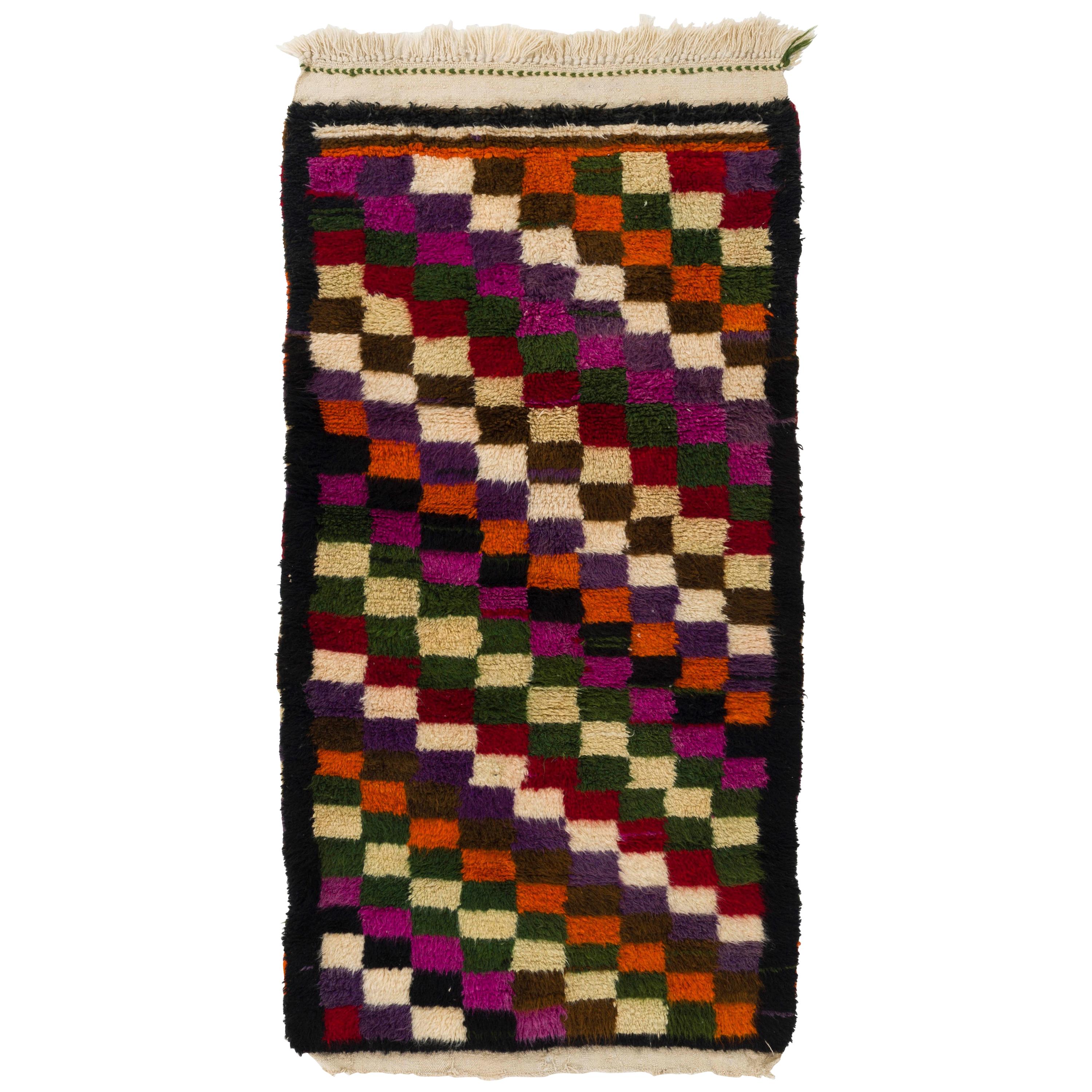 Shag Pile Mohair Tulu Rug at 1stDibs