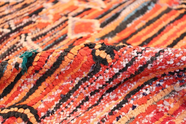 Colorful Vintage Moroccan Rug. Size: 5 ft 4 in x 8 ft (1.63 m x 2.44 m ...