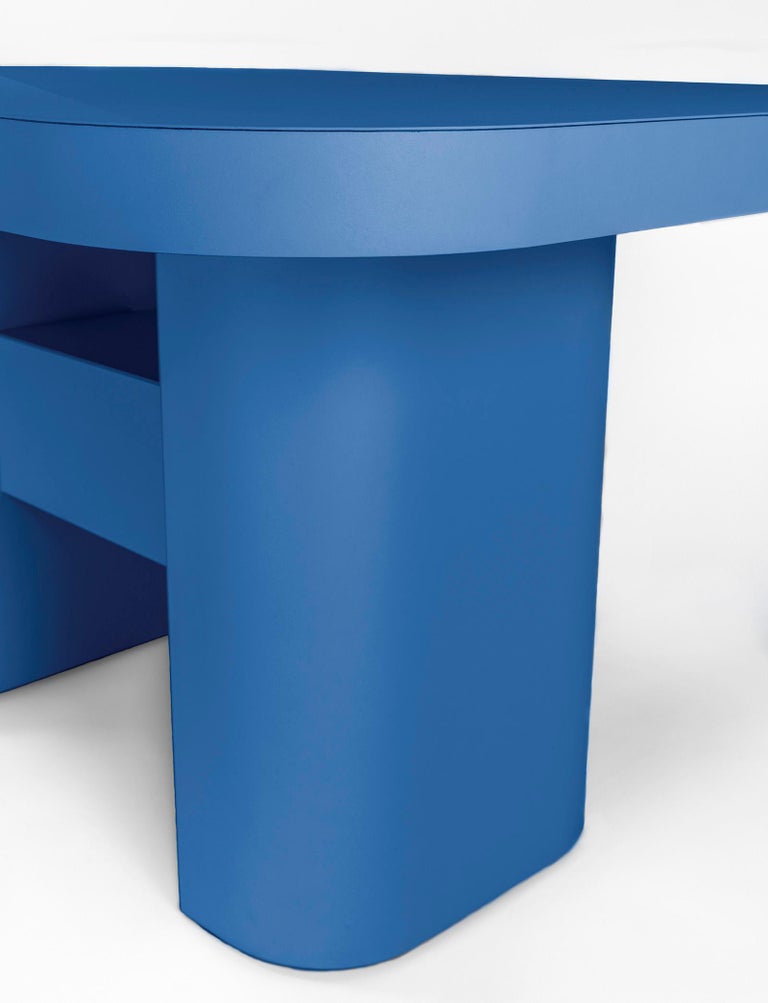 Colorway, Modern Dining Table, Blue For Sale at 1stDibs