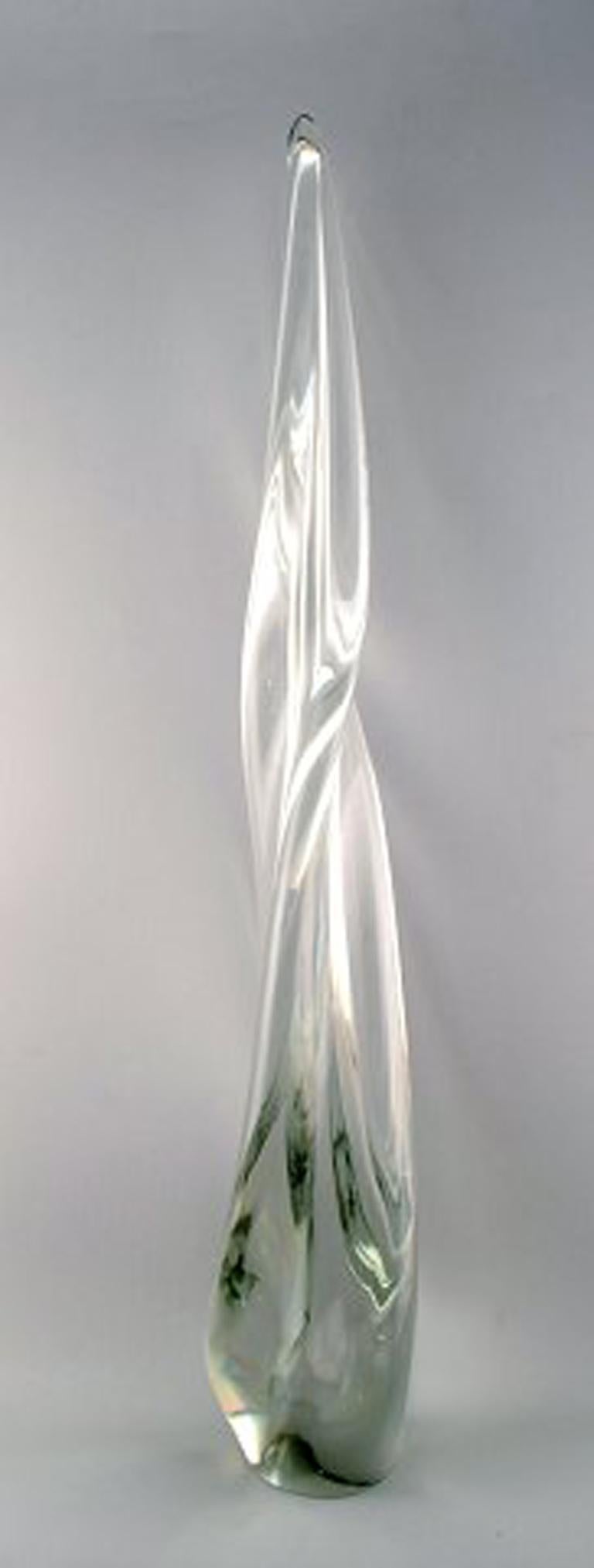 Colossal Art Glass Sculpture in Crystal by K. Jablonski, Poland at ...