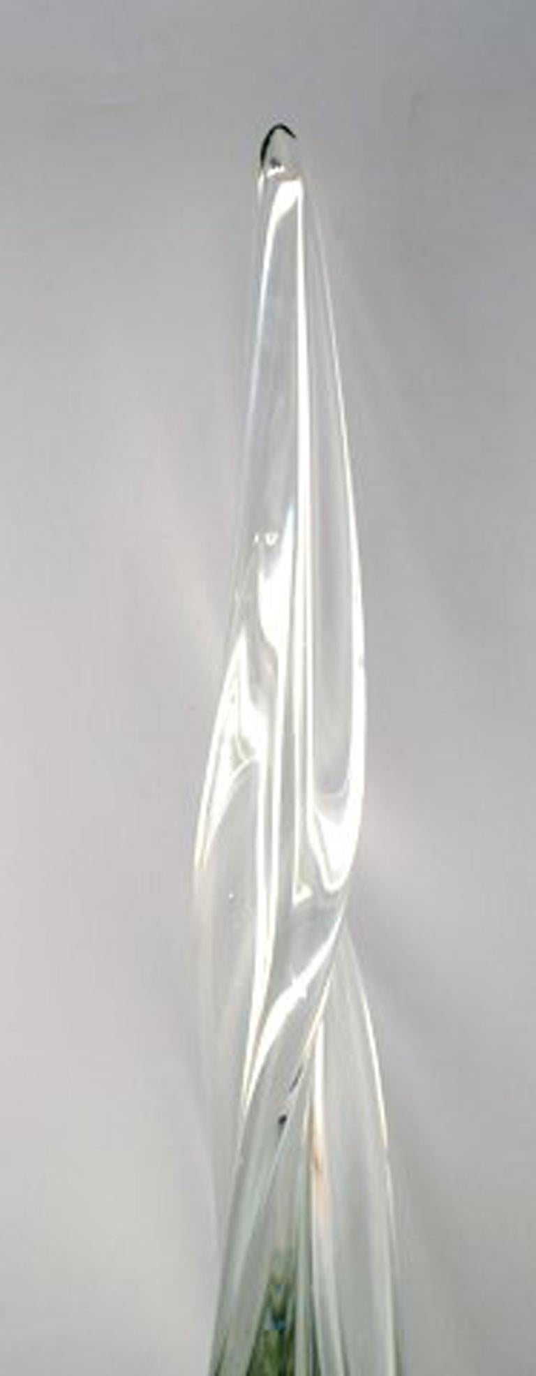 Colossal Art Glass Sculpture in Crystal by K. Jablonski, Poland at ...