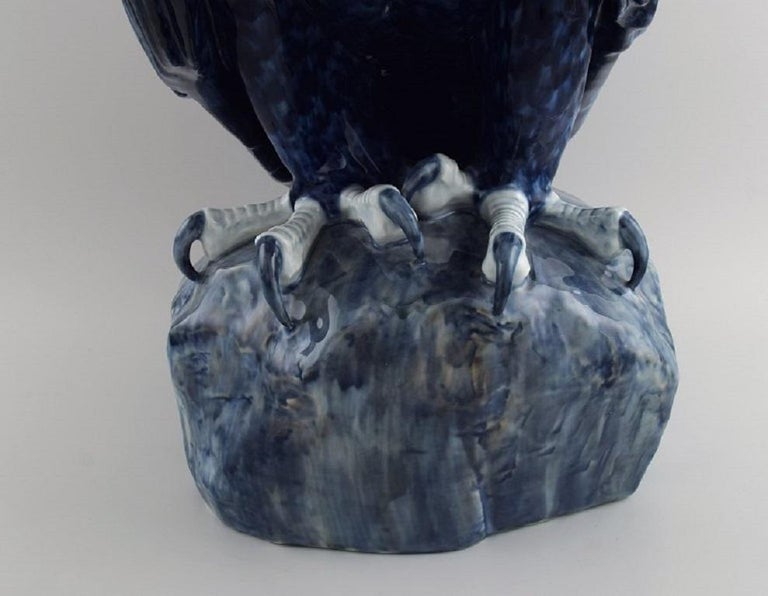 Colossal Royal Copenhagen Sculpture, Porcelain Eagle, Model Number 2033 ...