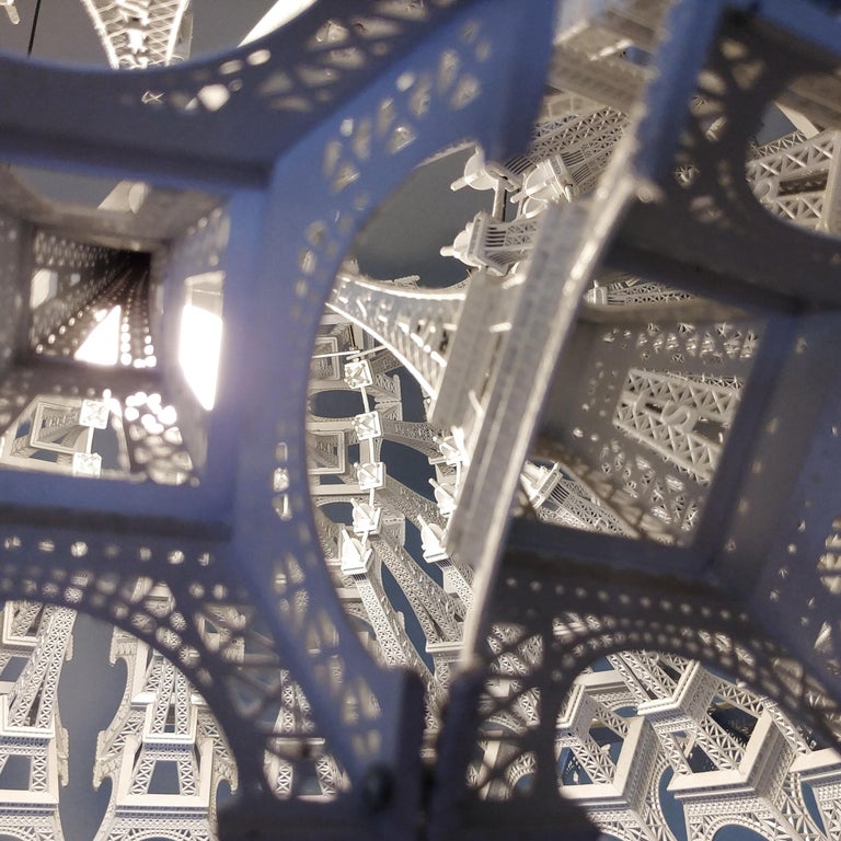 "Colosseum" Iconic Pendant Light Constructed of Eiffeltowers at 1stDibs