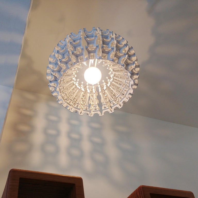 "Colosseum" Iconic Pendant Light Constructed of Eiffeltowers at 1stDibs
