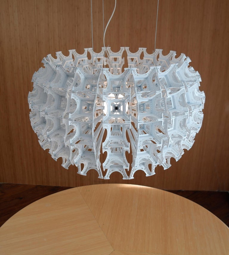"Colosseum" Iconic Pendant Light Constructed of Eiffeltowers at 1stDibs