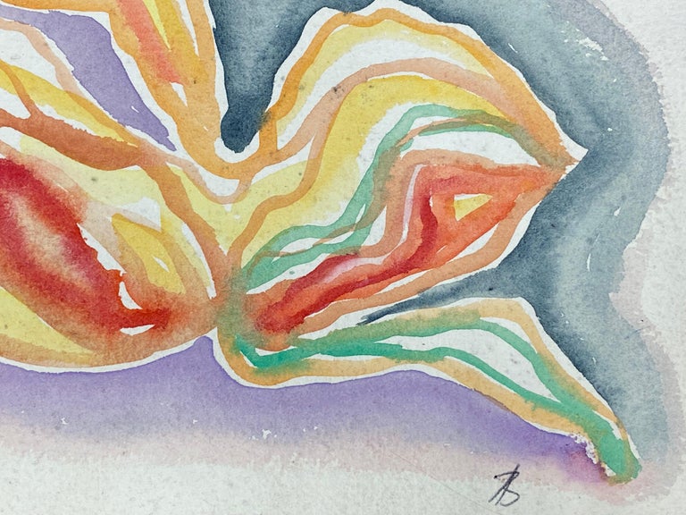 Colourful Abstract, French Expressionist Original Painting For Sale at ...