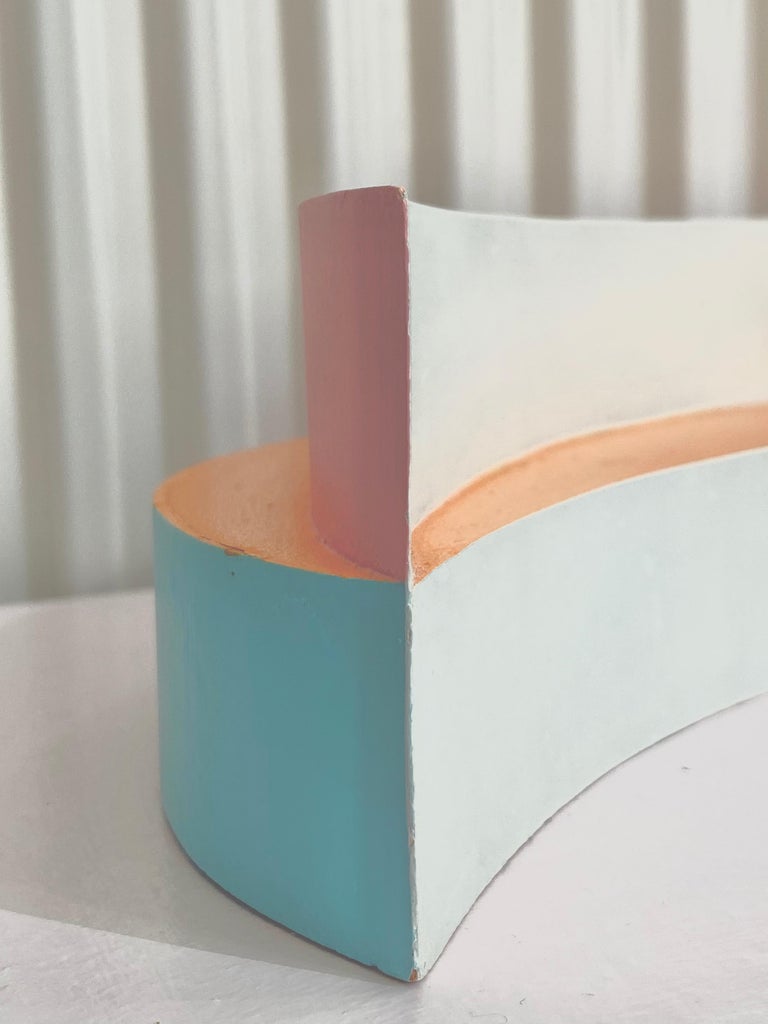 Colourful Memphis Style Abstract Sculpture by Dutch Artist Govert ...