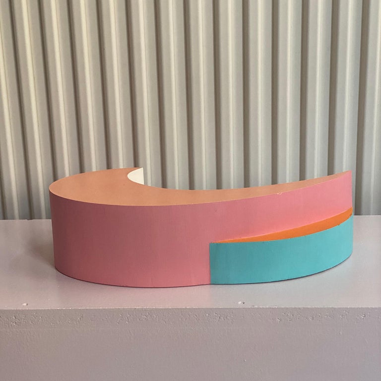 Colourful Memphis Style Abstract Sculpture by Dutch Artist Govert ...