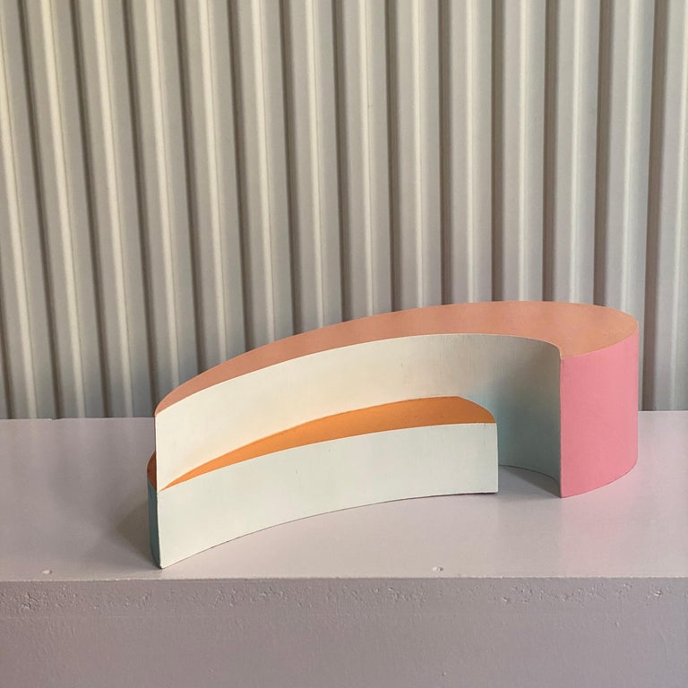 Colourful Memphis Style Abstract Sculpture by Dutch Artist Govert ...