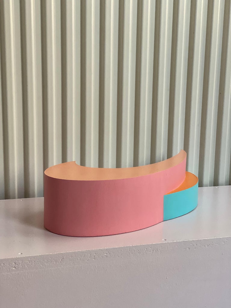 Colourful Memphis Style Abstract Sculpture by Dutch Artist Govert ...