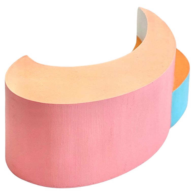 Colourful Memphis Style Abstract Sculpture by Dutch Artist Govert ...