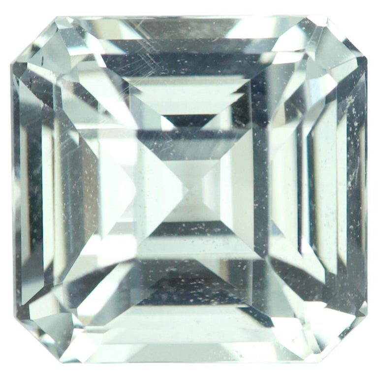 Colourless Sapphire 2.08ct Square Cut Natural Unheated, Loose Gemstone ...
