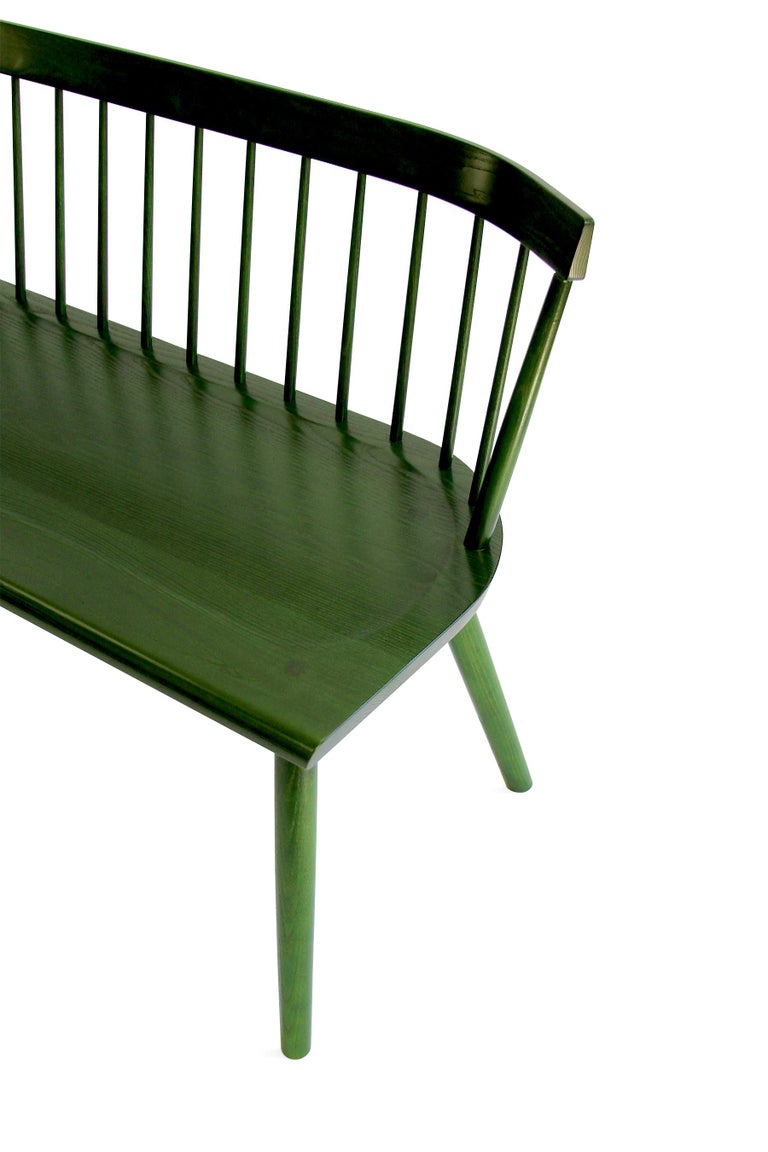 Colt Low-Back Settee, Contemporary Windsor Settee For Sale at 1stDibs ...