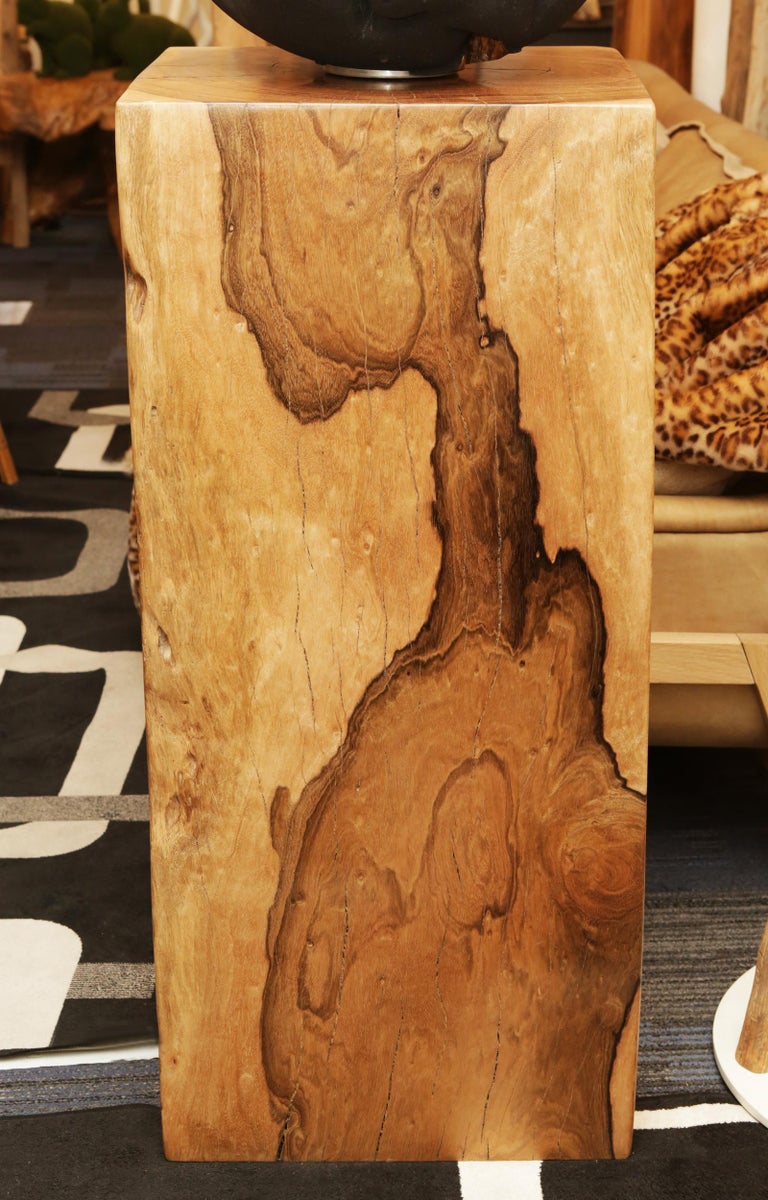 Column or Pedestal Set of Two in Solid Molave Wood at 1stDibs | wood ...