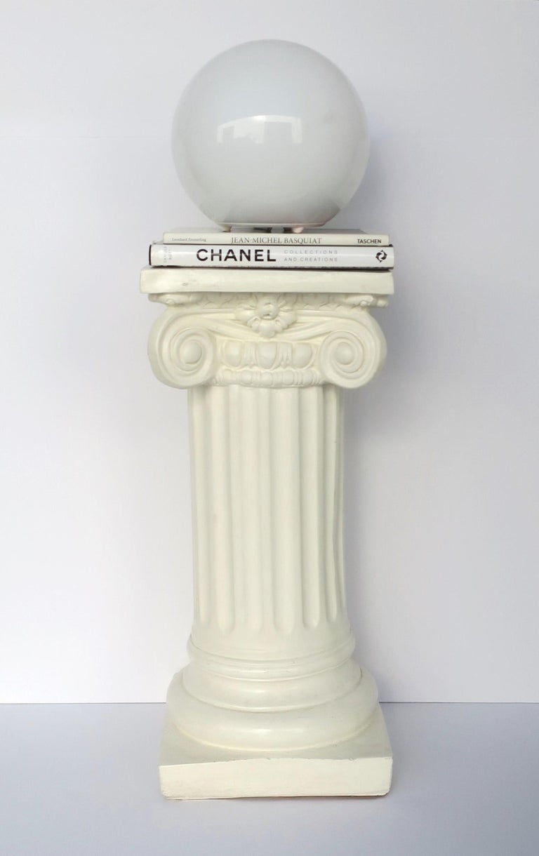 Column Pillar Pedestal Plaster Stand in the Grecian Ionic Neoclassical ...
