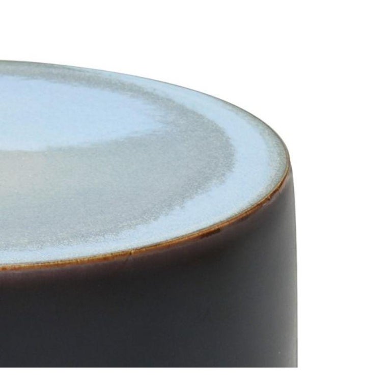 Column Stool, Dark Brown by WL Ceramics For Sale at 1stDibs