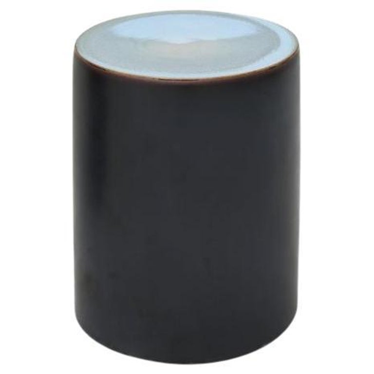 Column Stool, Dark Brown by WL Ceramics For Sale at 1stDibs