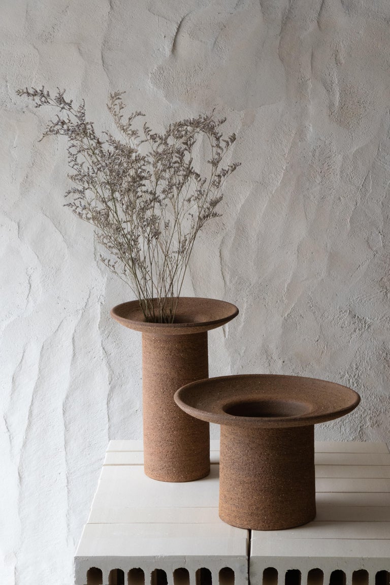 Coluna vase Tall in Pasta Grés Chamotada Handcrafted in Portugal For ...